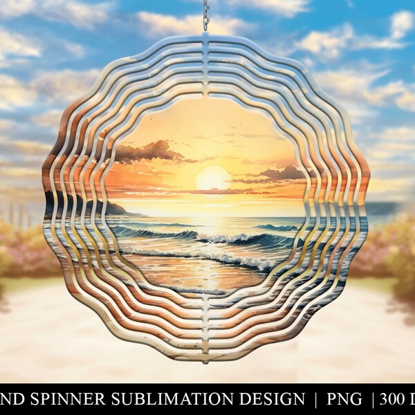 Beach Wind Spinner Png - Etsy