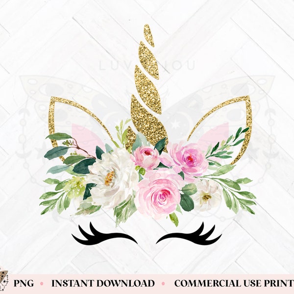 Unicorn Face - Etsy