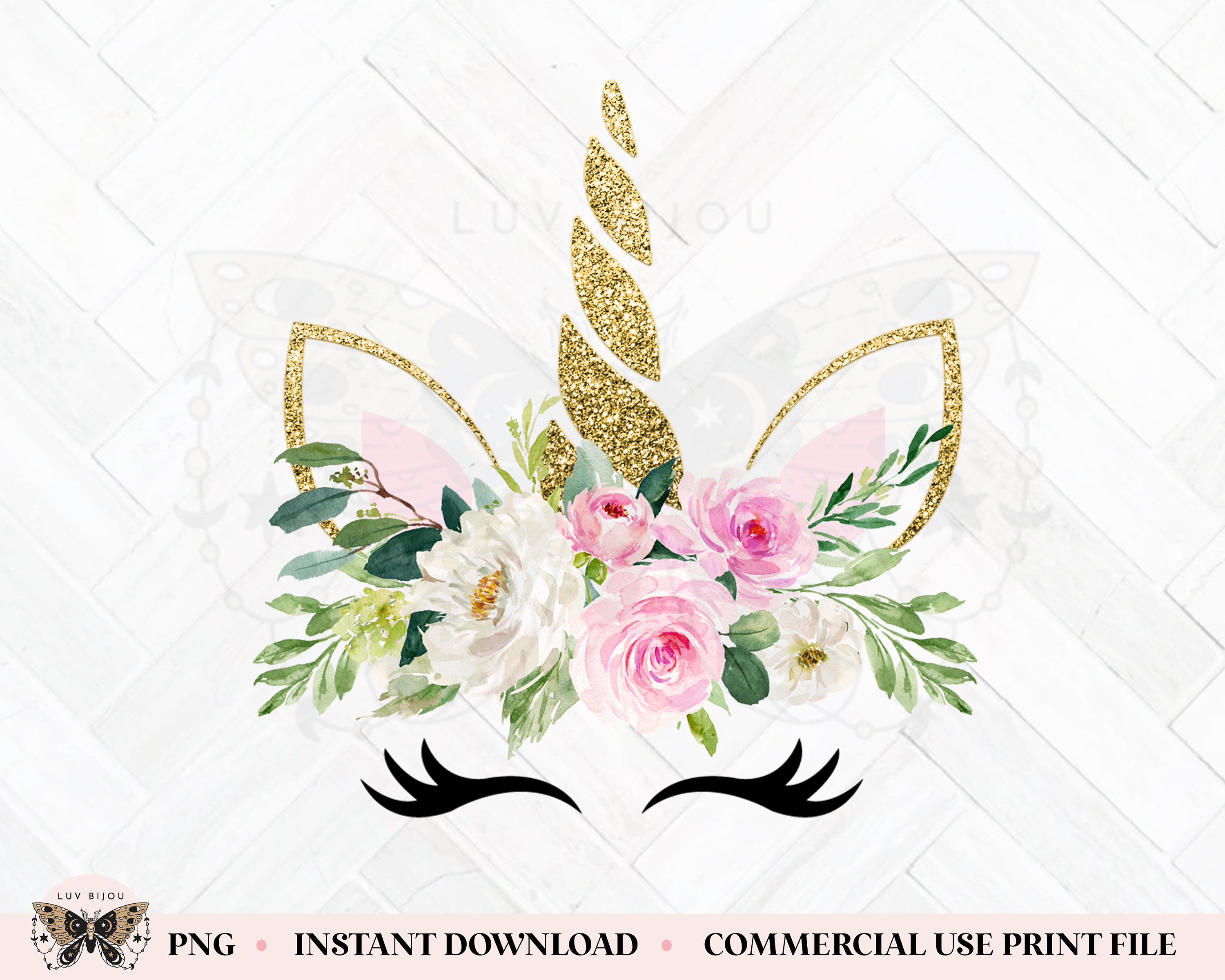 Unicorn Face Clipart Unicorn Head PNG File Unicorn Birthday - Etsy ...