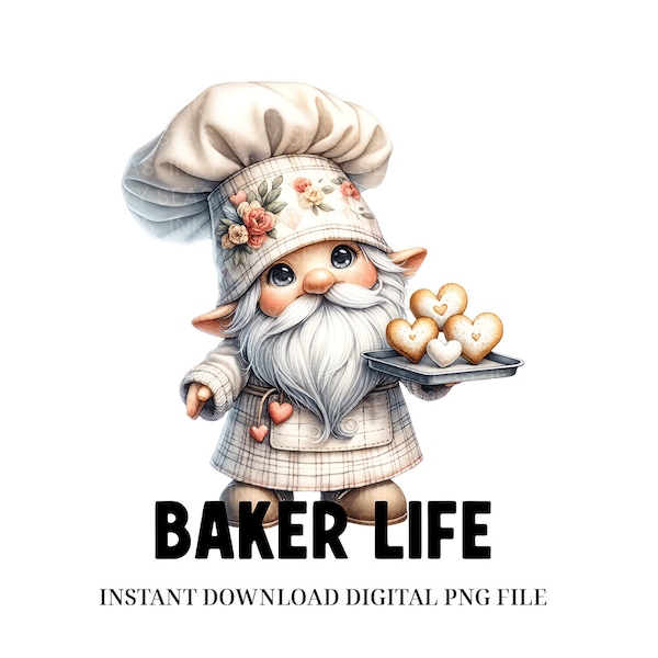 Gnome Baker - Etsy