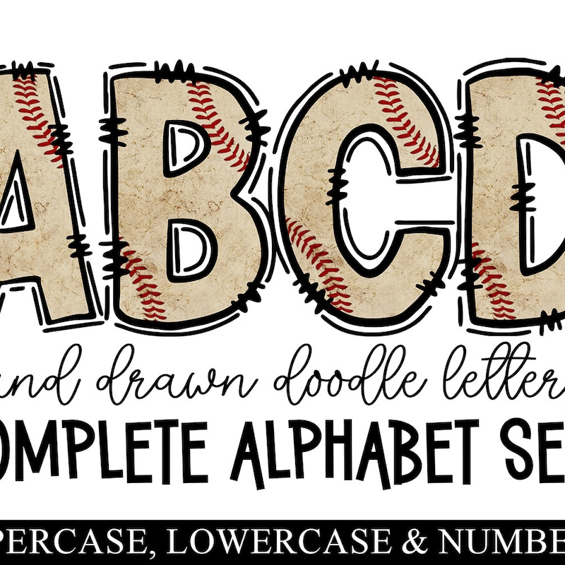 Baseball Letters - Etsy