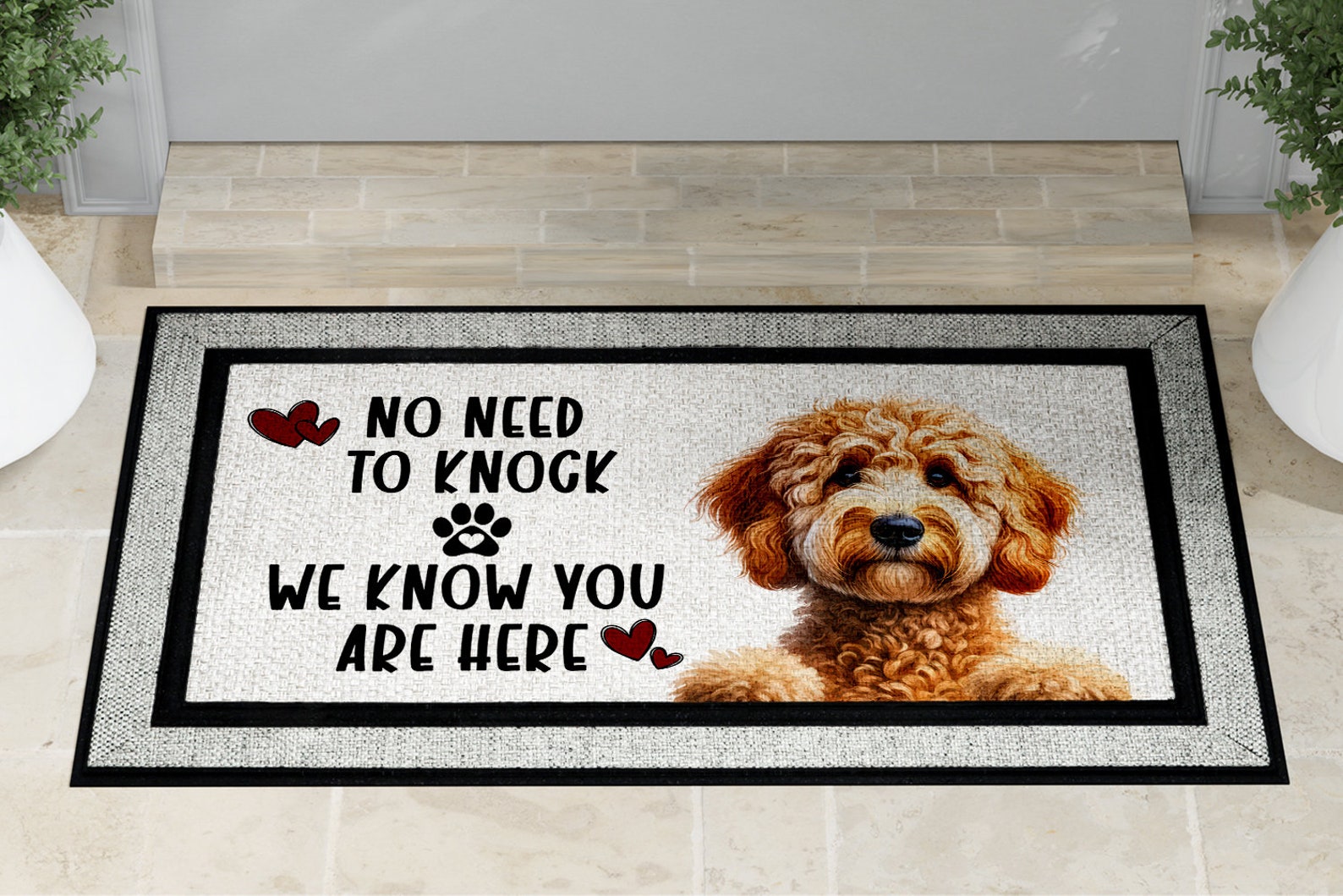 Goldendoodle Welcome Mat: Funny Dog Quote PNG (digital Download) - Etsy
