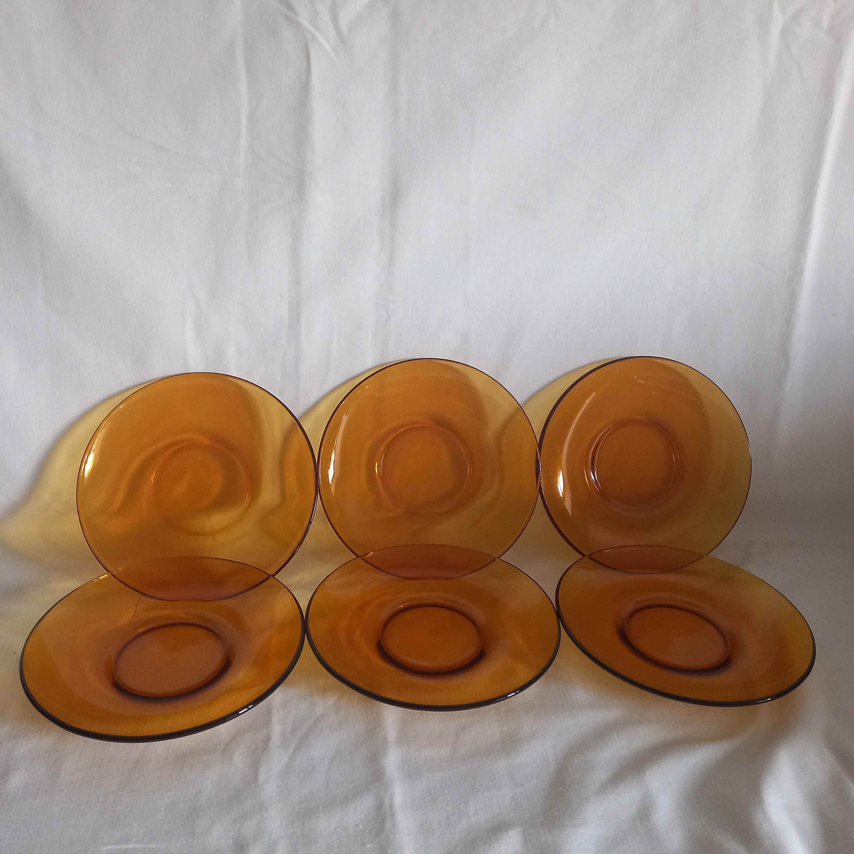Vintage, Duralex France Amber Glass Full Tea Set, 18 Pieces. - Etsy
