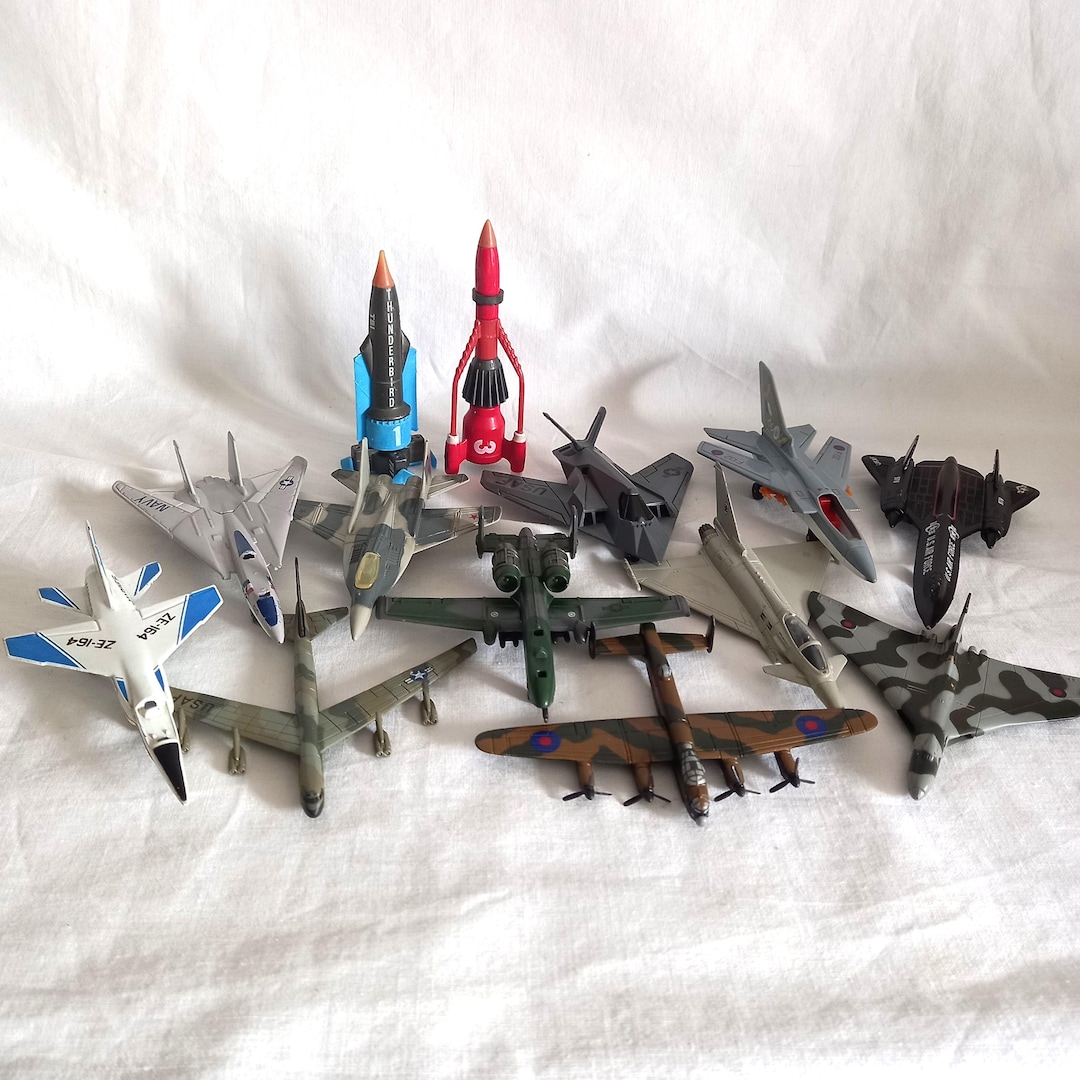 Large Lot, Bundle Diecast Military Planes, Matchbox, Corgi - 13 ...