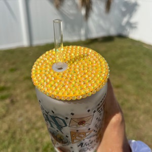 Cute Wizard Potter 16 Oz Frosted Beer Can Glass Cup, Wizard Magic Glass ...