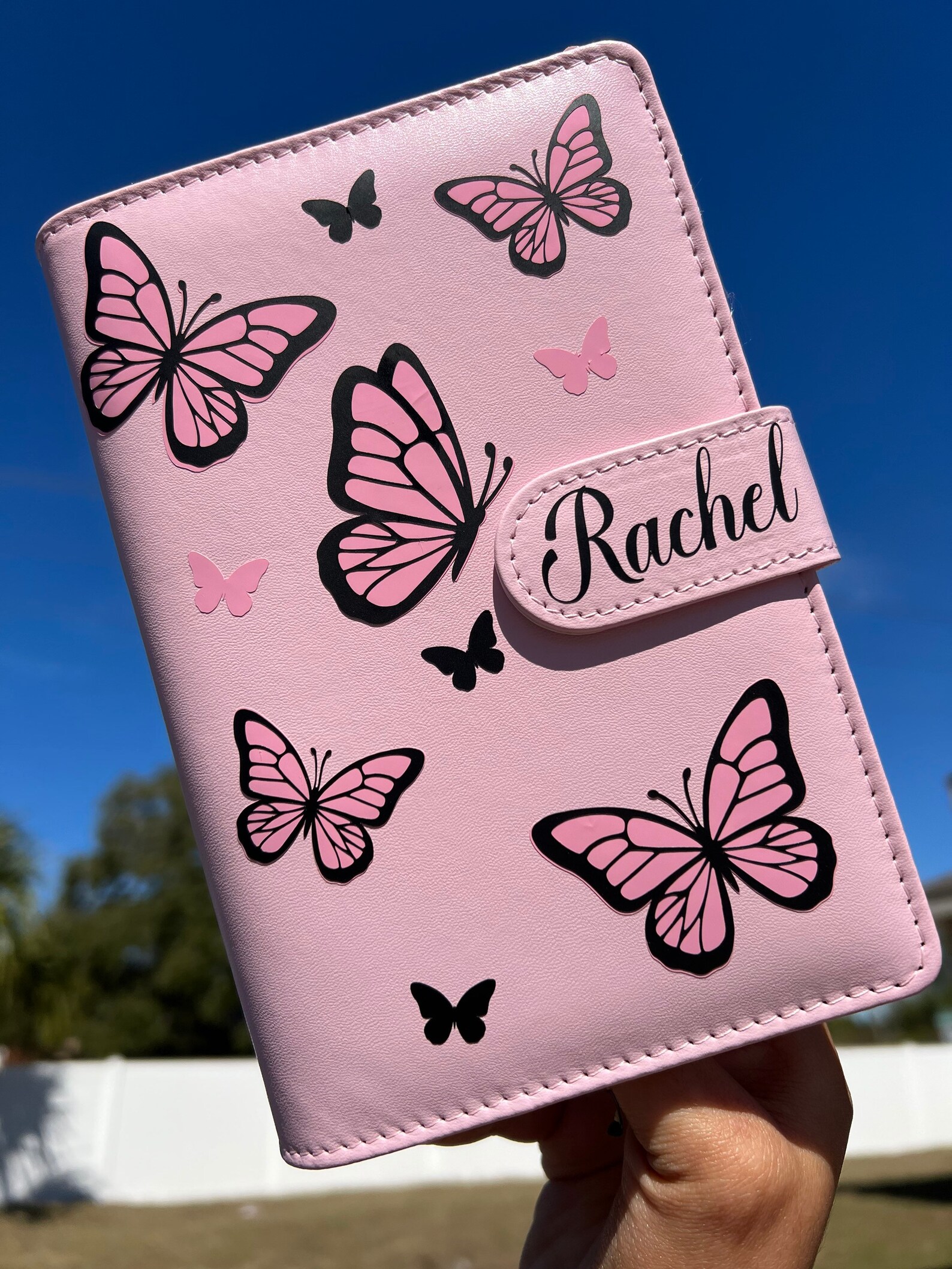 Personalized Butterfly Budget Binder A6 Binder Money - Etsy