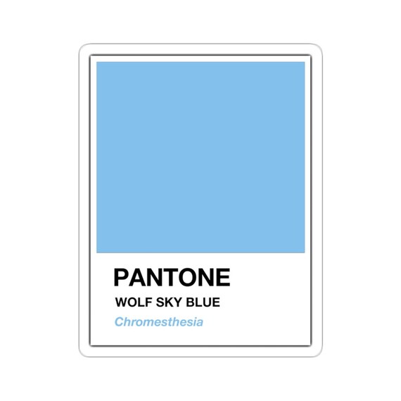 Tyler the Creator Wolf Pantone Color Card Sticker | Etsy