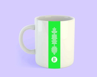 Spotify Code Mug - Etsy