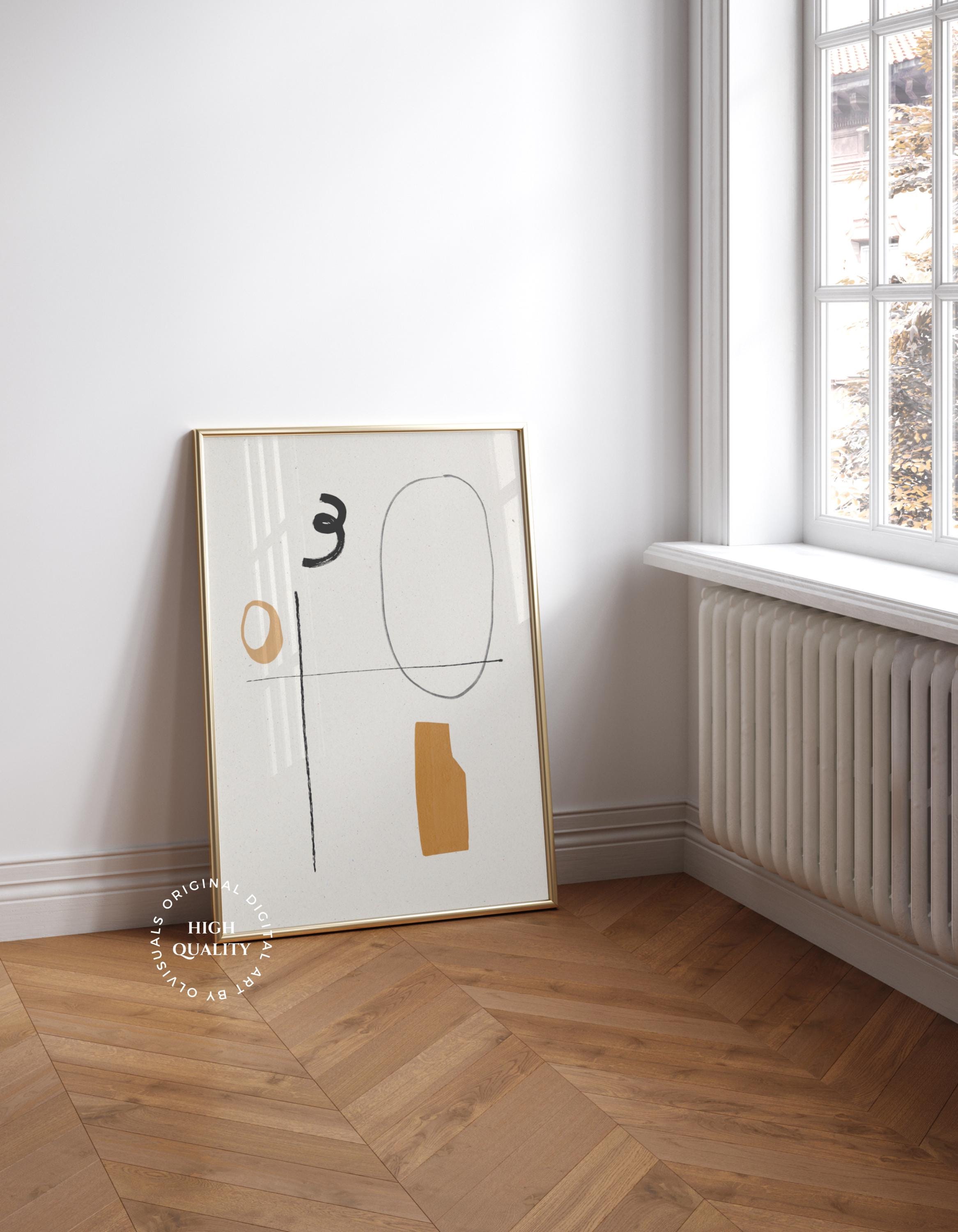 Organic Shape Wall Art, Hand Drawn Art, Abstract Printable Art ...