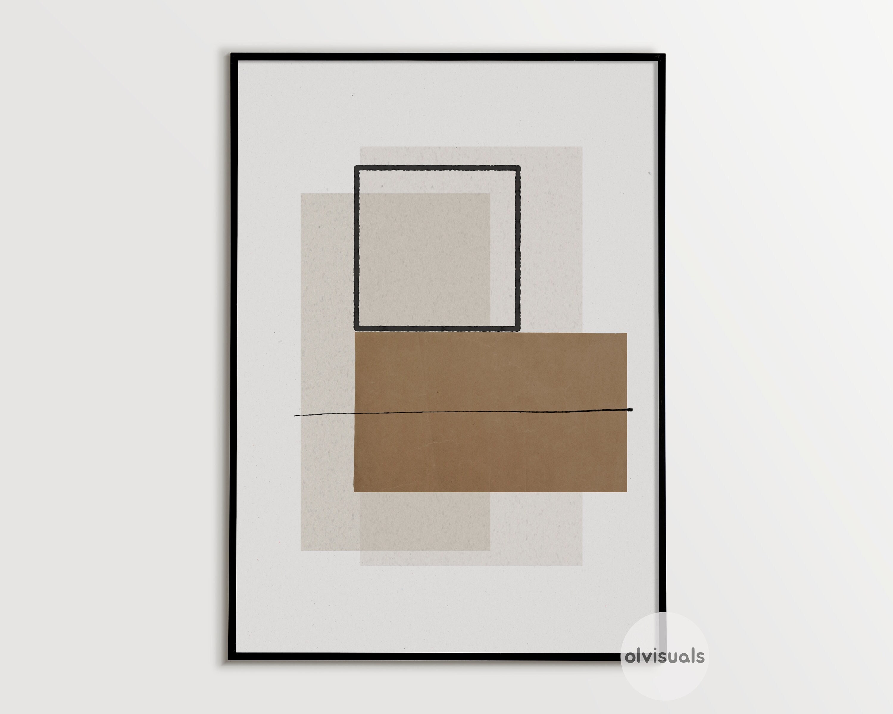 Geometric Printable Art, Minimalist Scandinavian, Textured Wall Art ...