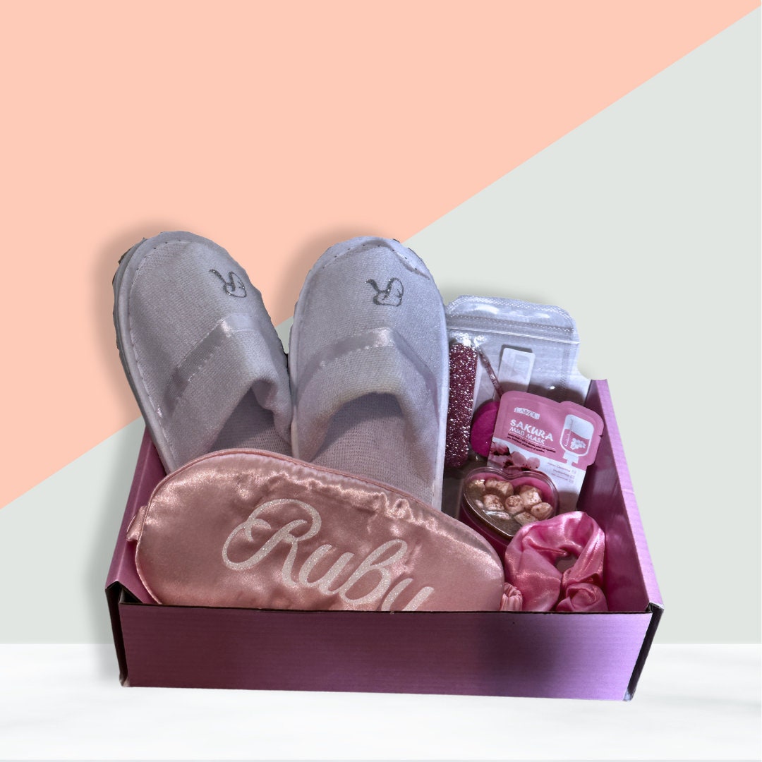 Personalised Sleepover Box for Kids and Teens - Personalised Spa Box ...