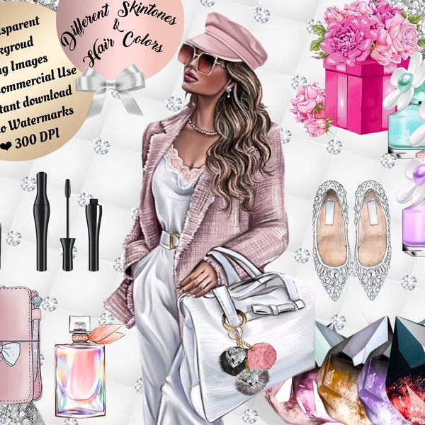 Fashion Clipart Planner - Etsy