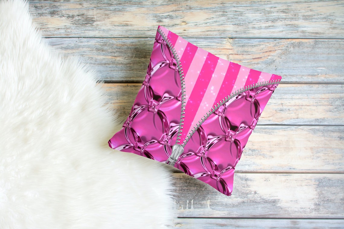 Glam Pink Zipper Digital Paper, Fashion Illustration, 300 DPI, Desginer ...