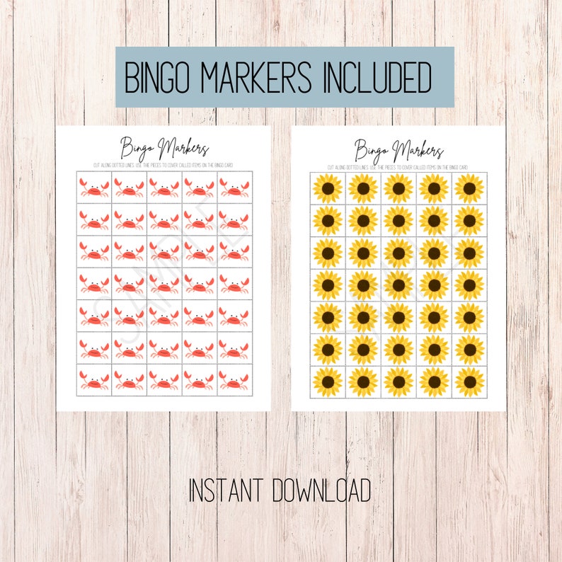 Summer Bingo for Kids, Printable Summer Bingo, Summer Activities for ...