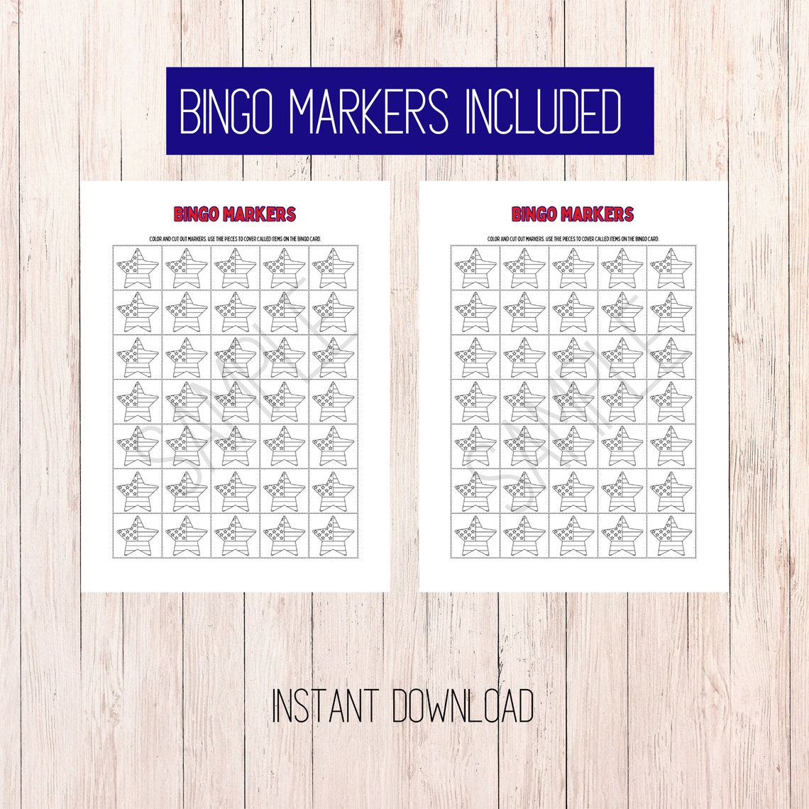 Patriotic Bingo for Kids, Printable Patriotic Bingo, Patriotic ...