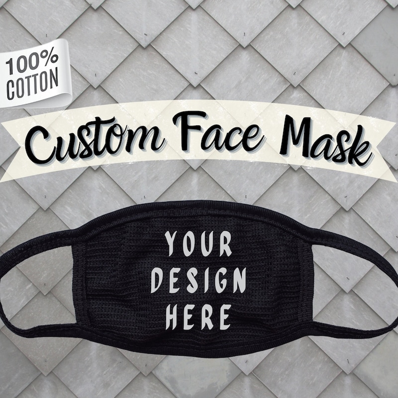 Custom Face Mask - Etsy