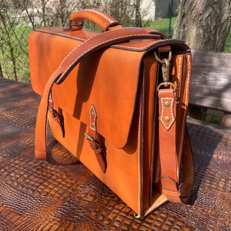 Handmade Briefcase - Etsy