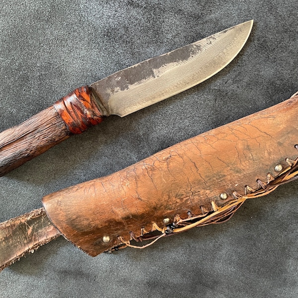 Hand Forged Knife - Etsy
