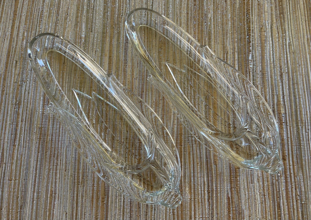 Vintage Glass Corn Cob Dishes Set of Three - Etsy UK