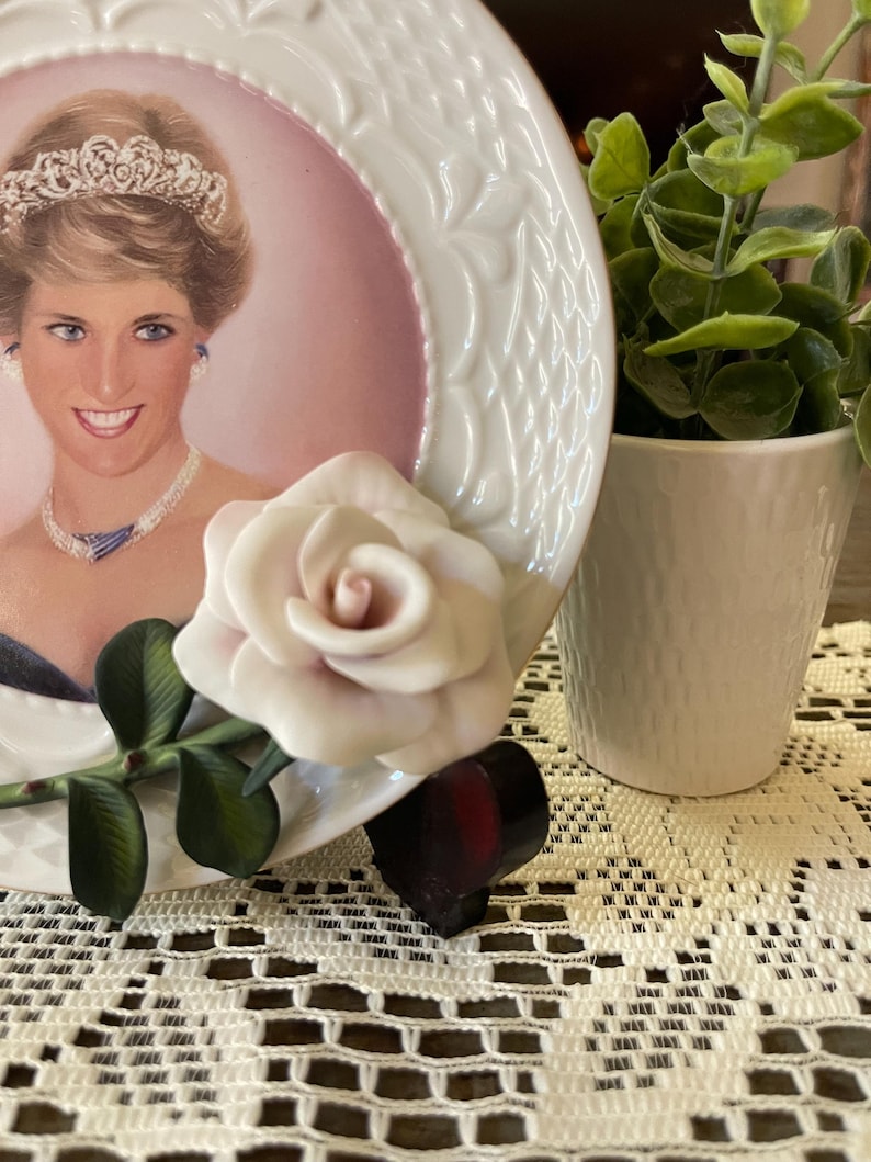 2nd Issue Tribute Princess Diana England's Rose Plate From the Bradford ...