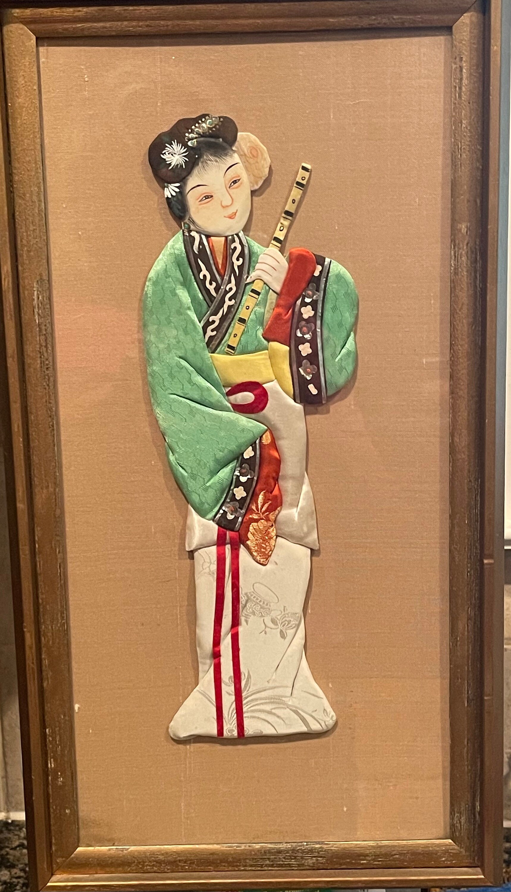 Oishe Kimono Silk Japanese Pressed Art - Etsy