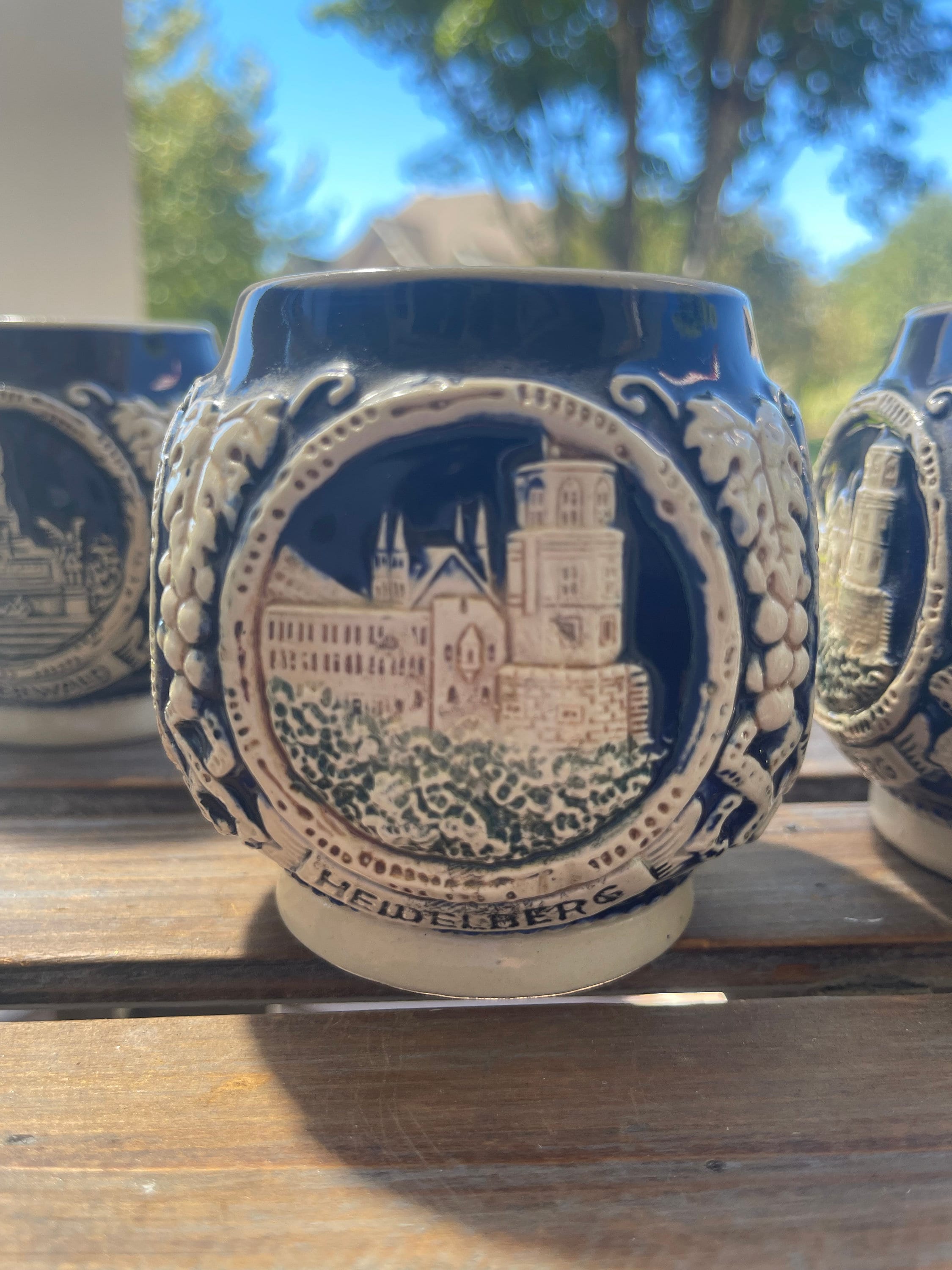 Small Collectible German Steins Set of Four - Etsy