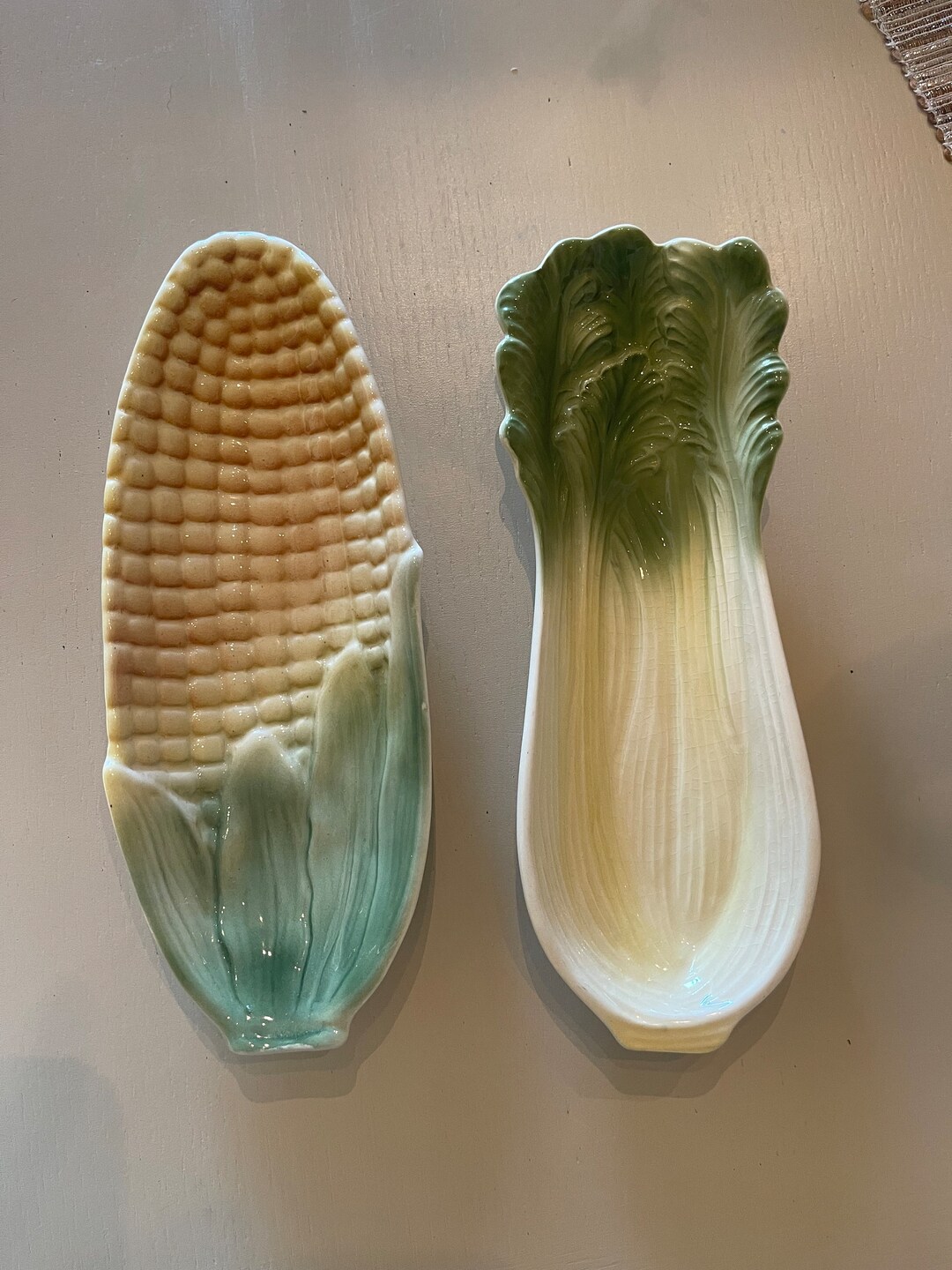 Vintage Cardinal Pottery Celery and Corn Cobb Relish Dishes - Etsy