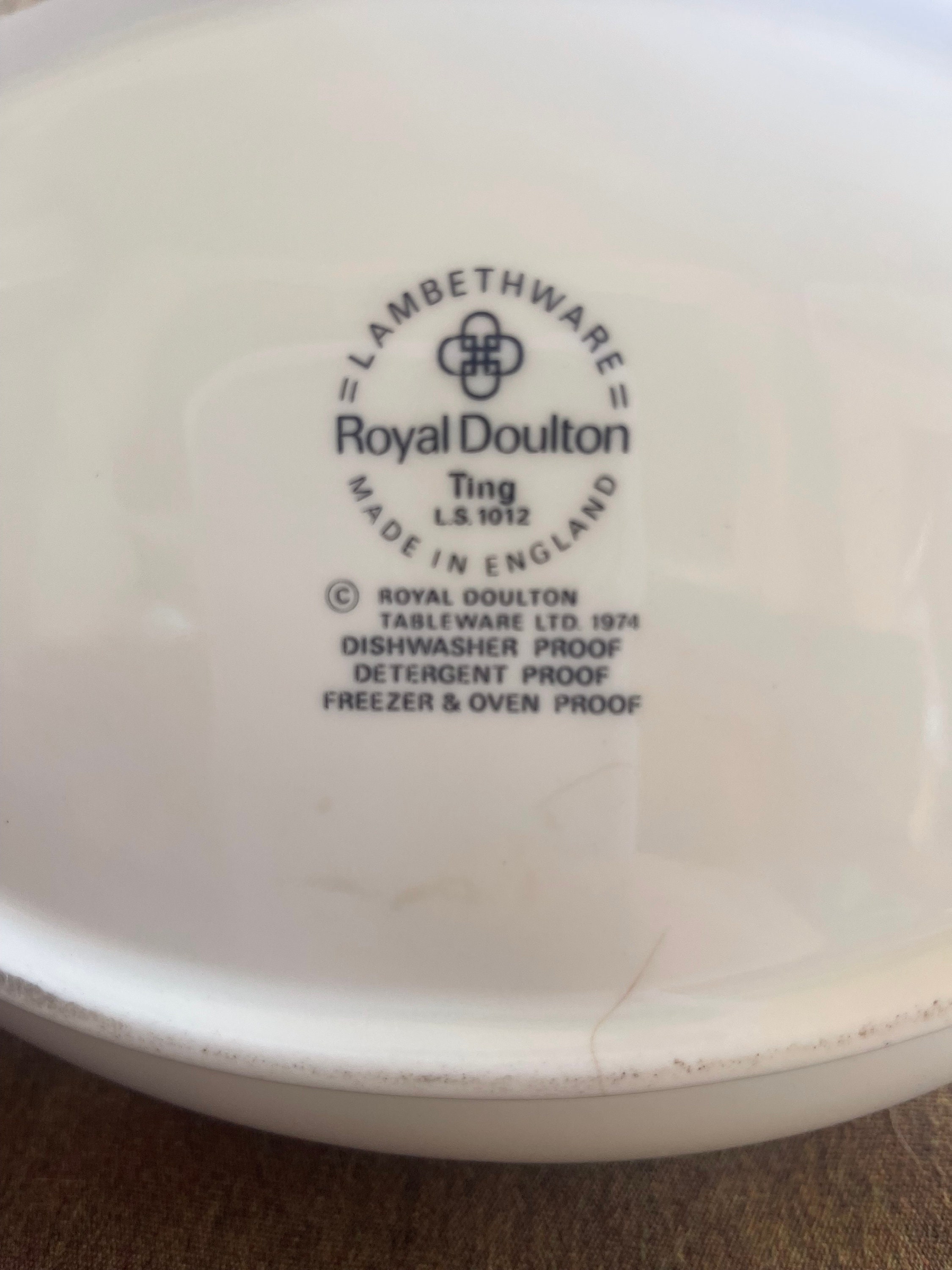 Royal Doulton Made in London Ting Brown Covered Casserole Dish 2.5 ...