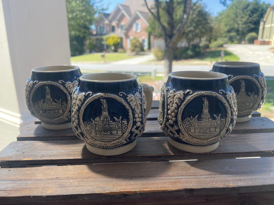 Small Collectible German Steins Set of Four - Etsy