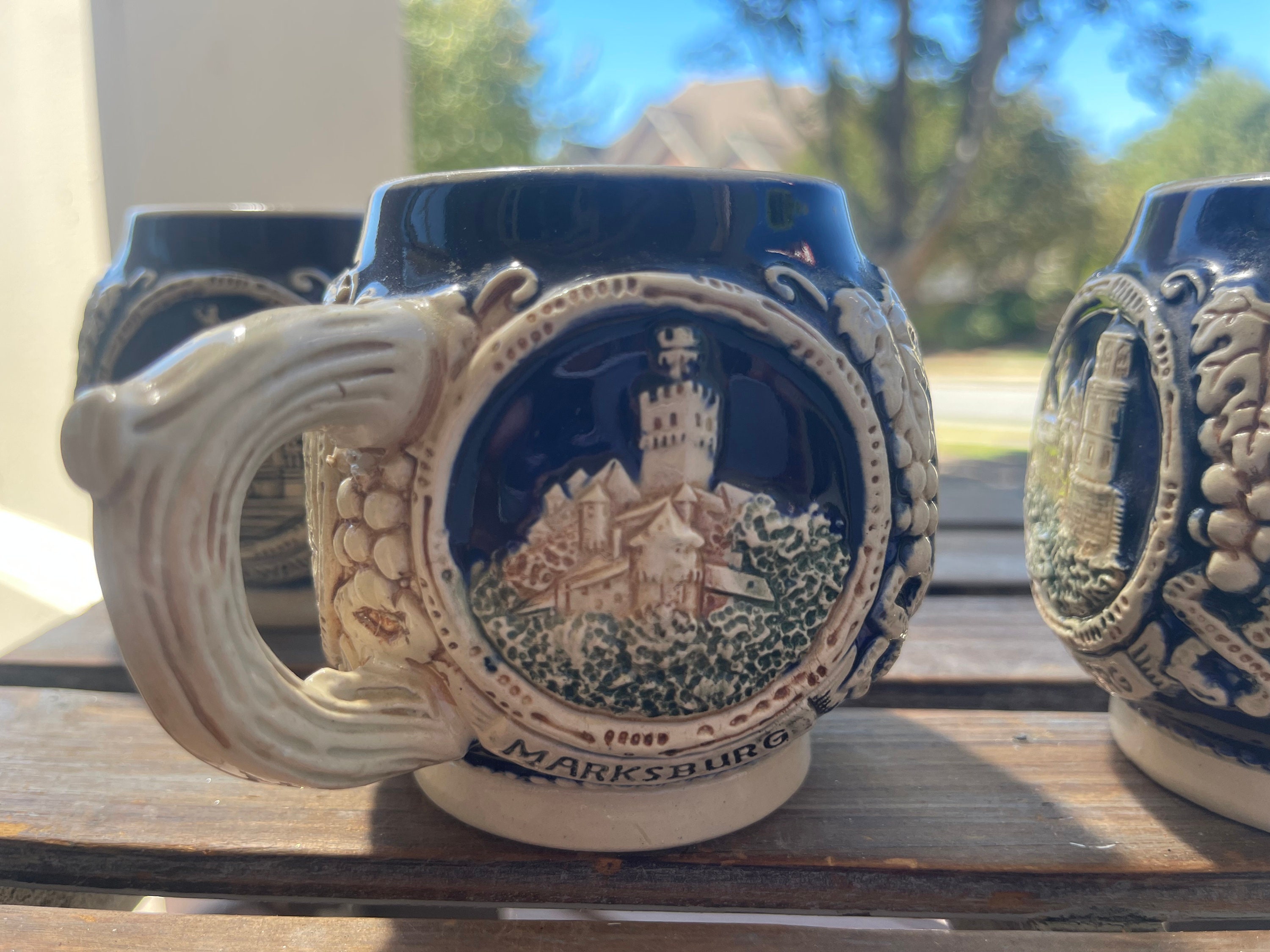 Small Collectible German Steins Set of Four - Etsy