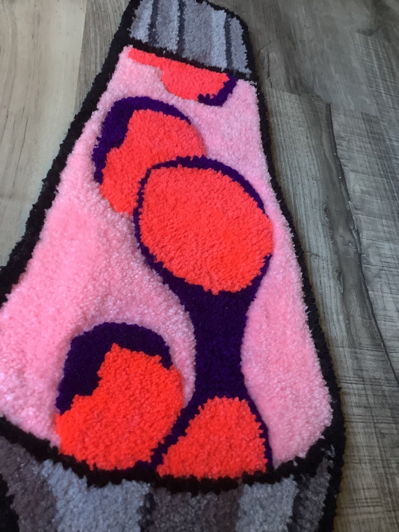 Retro Lava Lamp Wall Rug - Etsy
