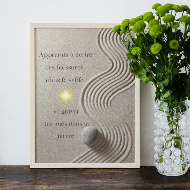 Zen Poster - Etsy