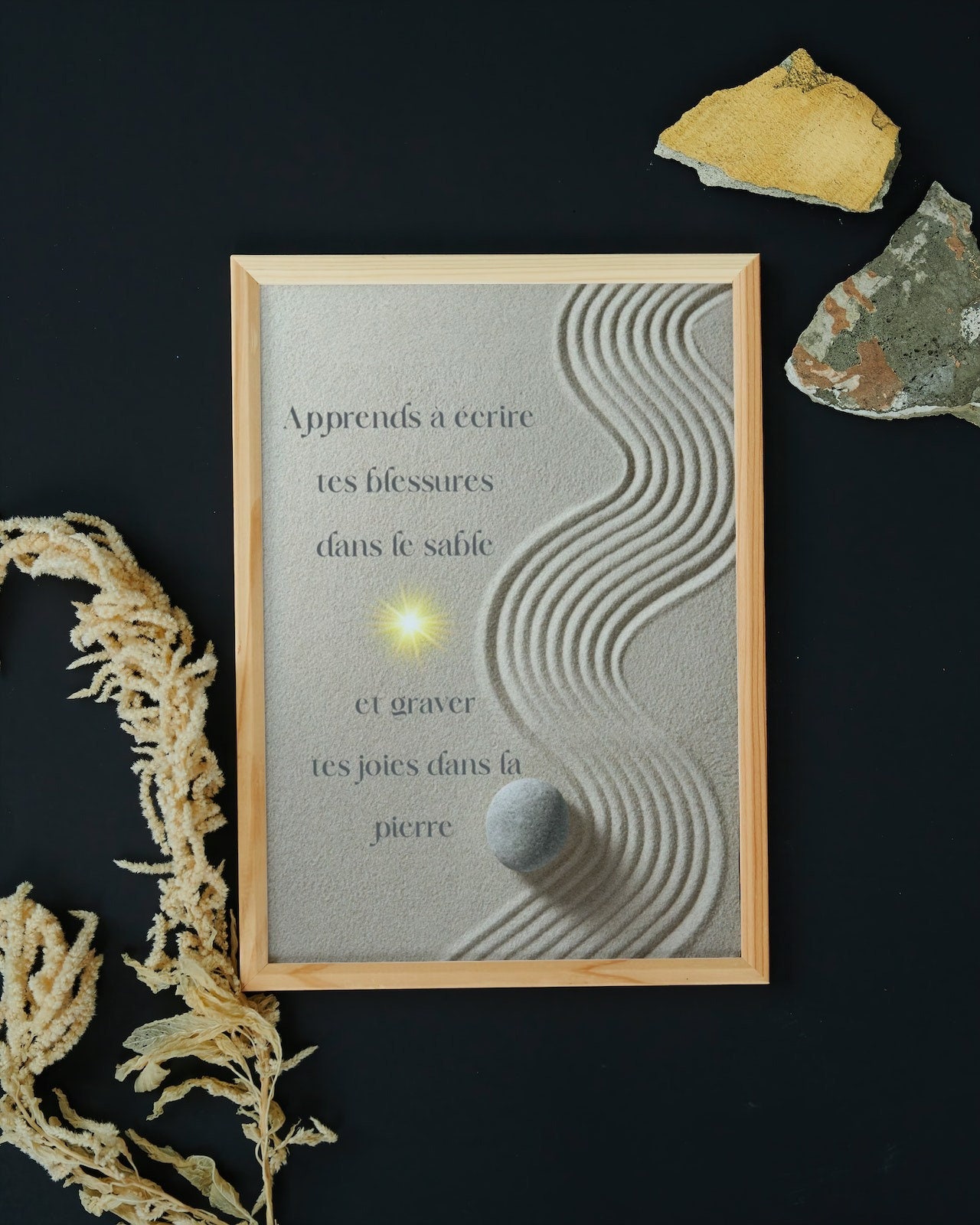 Quote Poster for Zen Wall Decoration, Yoga Meditation, Inner Peace ...