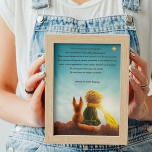 Printed Poster of Antoine De Saint Exupery Beautiful Quote - Etsy