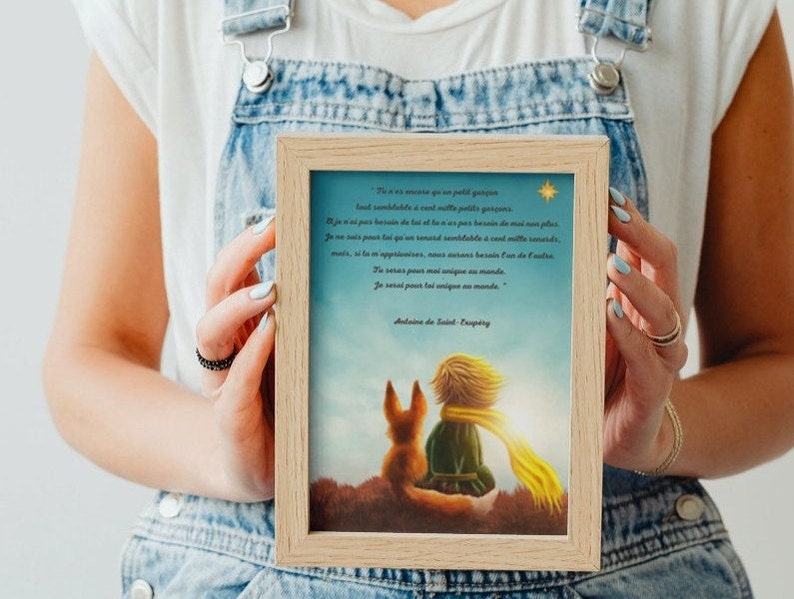 Printed Poster of Antoine De Saint Exupery Beautiful Quote - Etsy