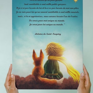 Printed Poster of Antoine De Saint Exupery Beautiful Quote - Etsy