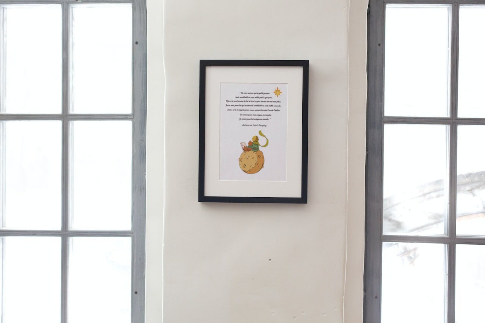 Printed Poster of Antoine De Saint Exupery Beautiful Quote From le ...