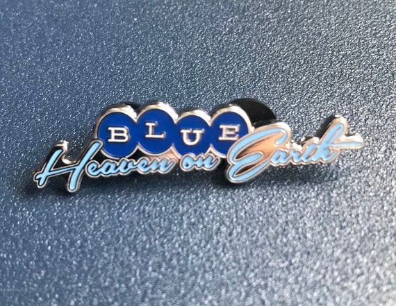 Blue Heaven on Earth on Earth 2 Inch Cloisonné Pin. - Etsy