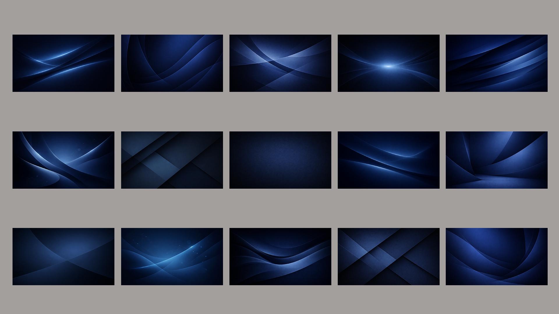 Tech Landing Page Backgrounds – Dark Blue Digital Abstracts (15) - Etsy
