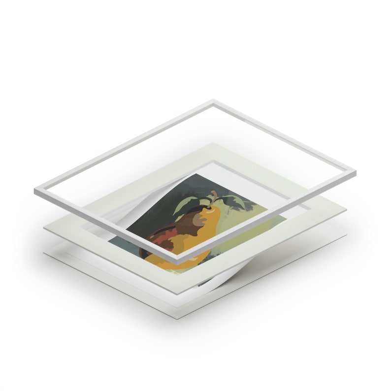 Handmade Hand Drawn Fine Art Prints passepartout Paper Frame - Etsy