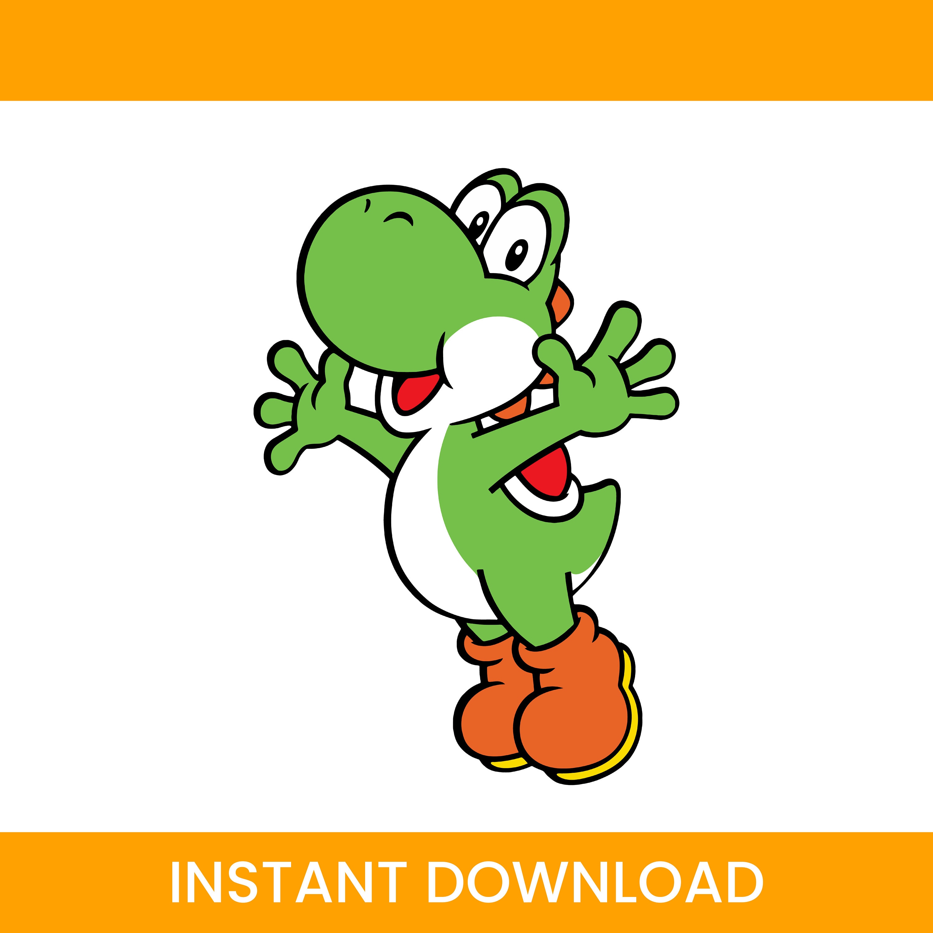 Yoshi Svg Yoshi Cut File Super Mario Svg Yoshi Stencil - Etsy Hong Kong