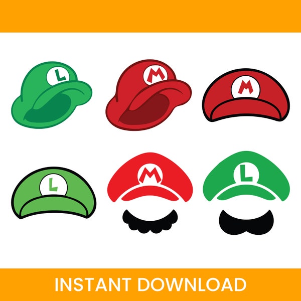 Super mario hat for kids - Etsy Nederland
