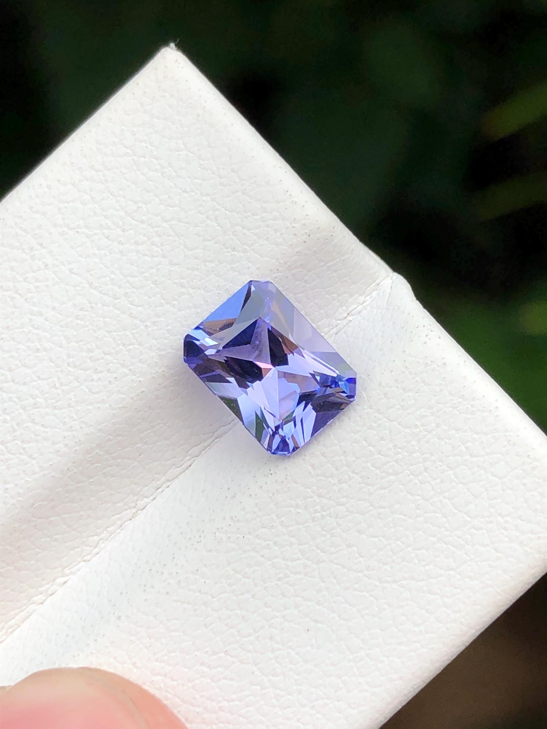 Natural Tanzanite , Radiant Cut, Light Blue Colour , 1.84 Ct Weight , 8 ...