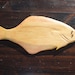 26 Inch Carved Wooden Flounder - Etsy
