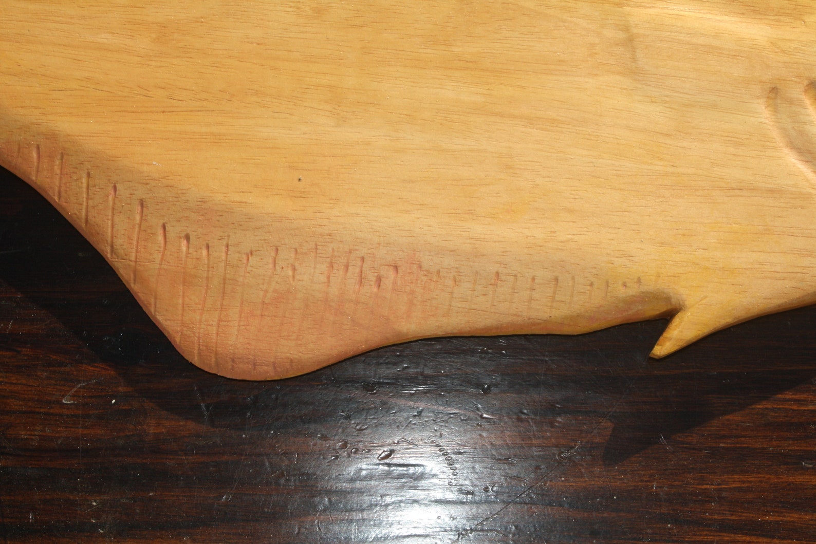 26 Inch Carved Wooden Flounder - Etsy