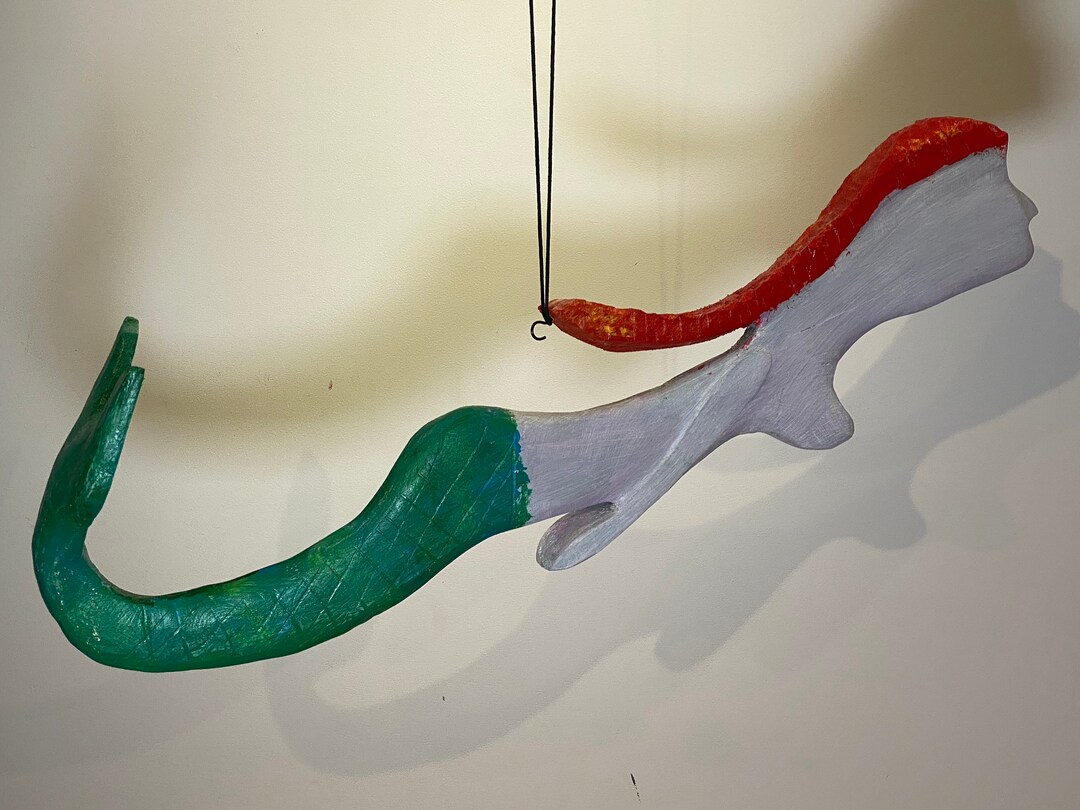 3D Hanging Mermaid Hanging Sculpture Handmade From Recycled Cape Cod ...