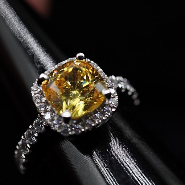 Lab Grown Canary Diamond - Etsy