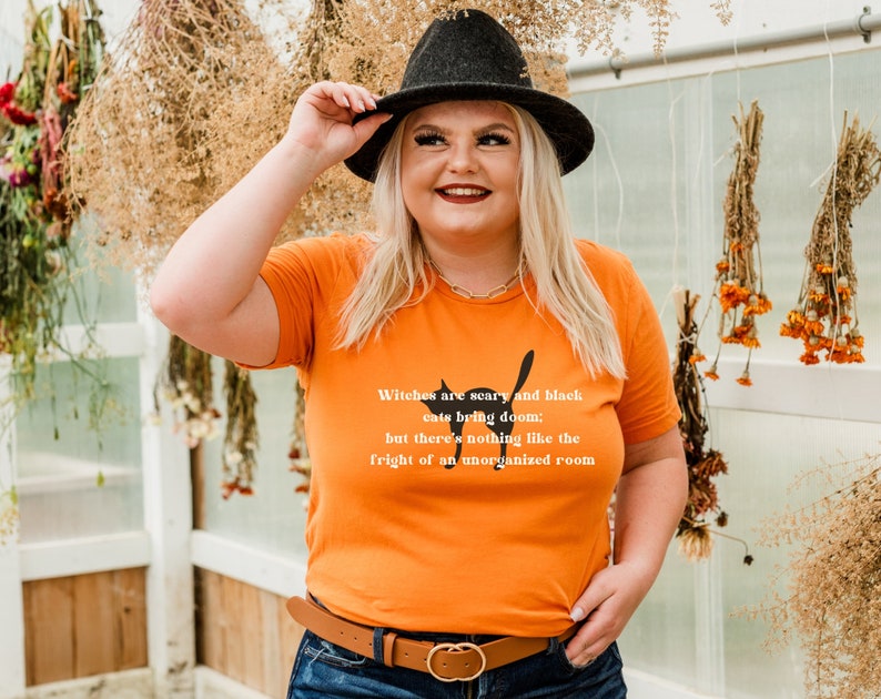 Witches, Black Cats and Unorganized Rooms Tee Shirts | Organizing ...