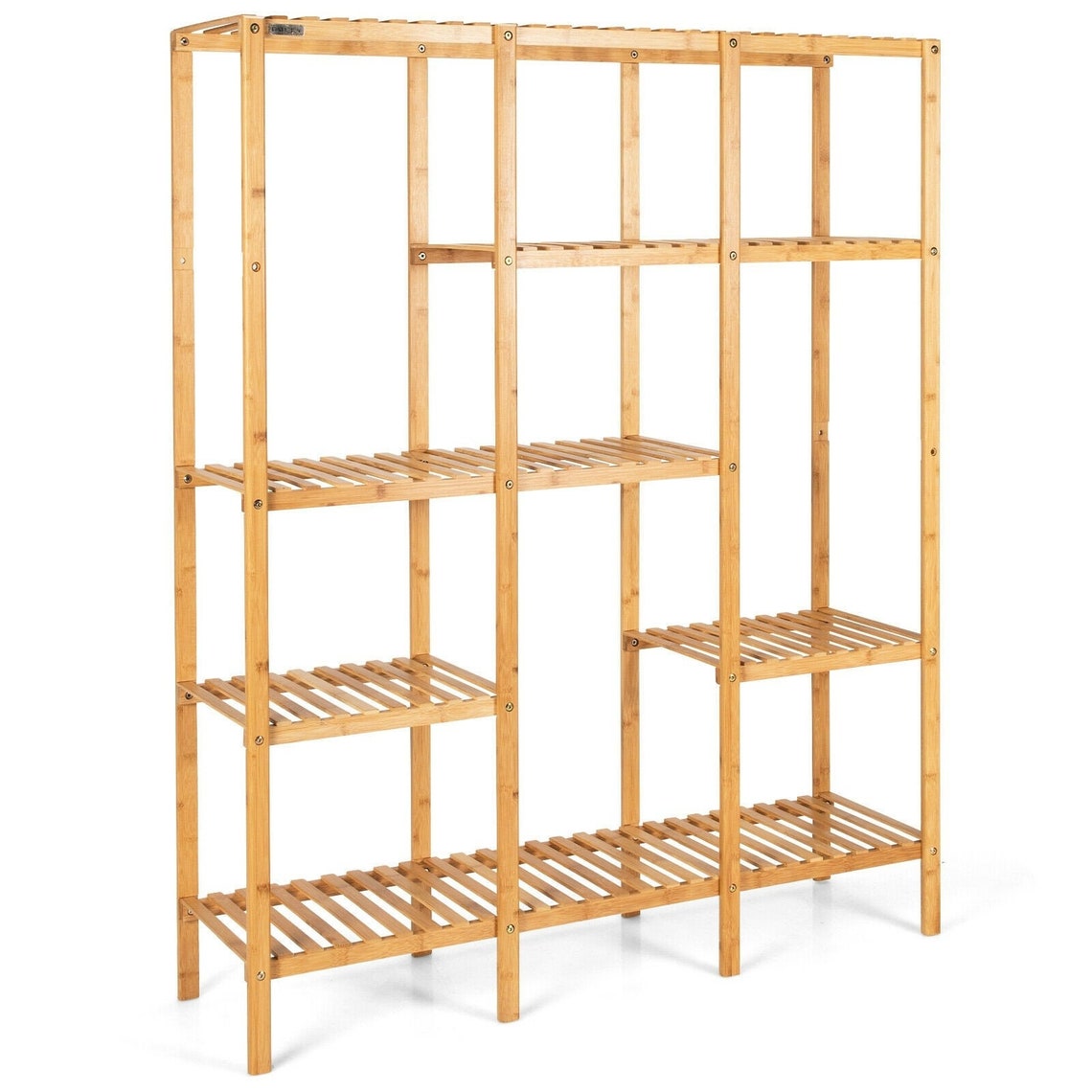 Multifunctional Bamboo Shelf Storage Organizer Rack - Etsy
