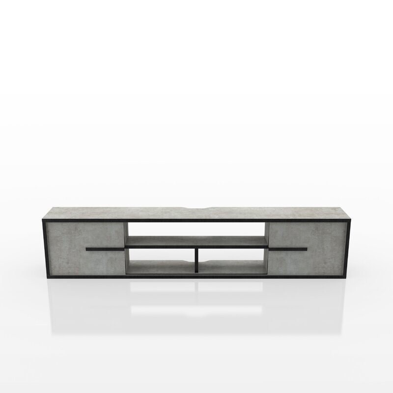 Gray Natural Oak Electra Floating Tv Stand for Tvs up to - Etsy